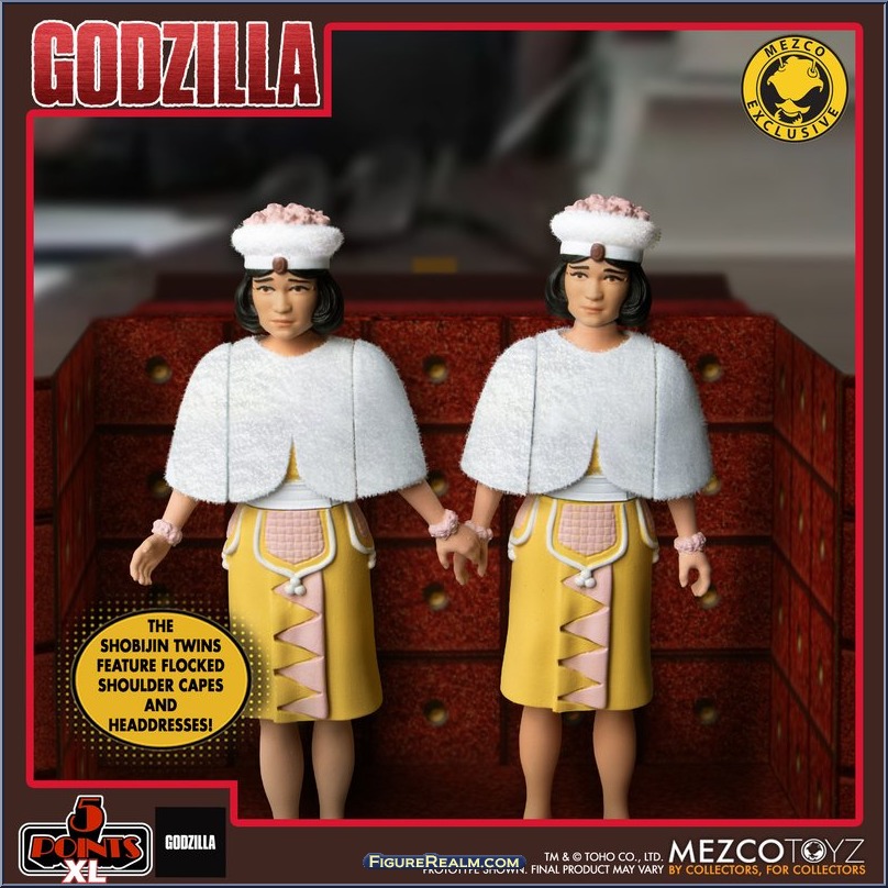 Mothra vs. Godzilla (1964): Mothra and Shobijin Twins Boxed Set - 5 ...