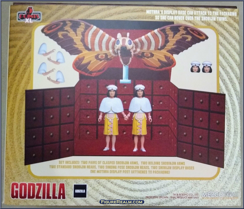 Mothra vs. Godzilla (1964): Mothra and Shobijin Twins Boxed Set - 5 ...