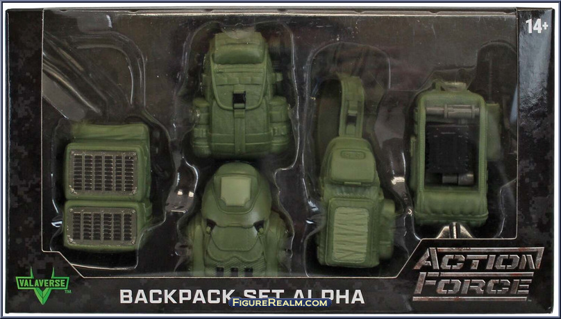Backpack Set Alpha - Action Force - Series 6 - Valaverse Action Figure