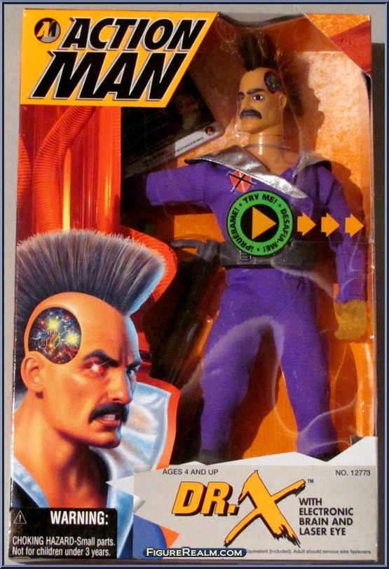 Dr X Electronic Brain Action Man Basic Series Hasbro Action Figure