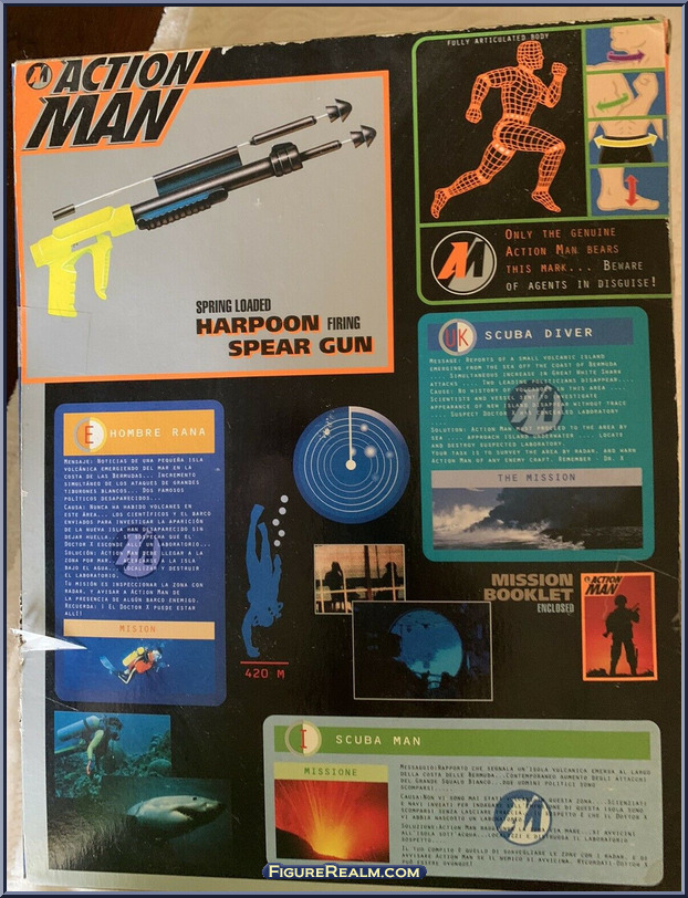 Scuba Diver Action Man Basic Series Hasbro Action Figure