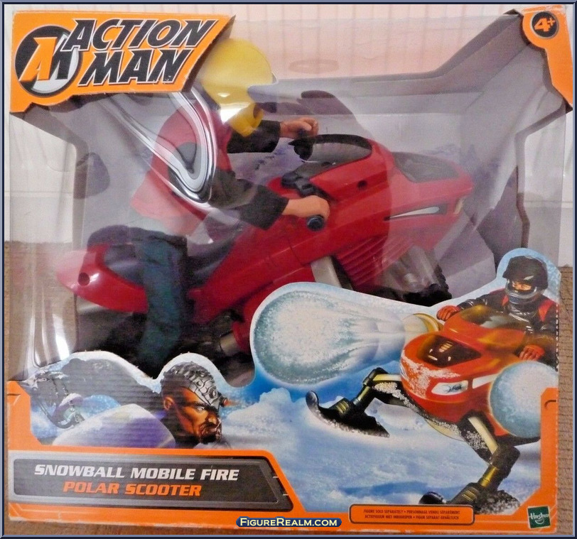 Snowball Mobile Fire (Polar Scooter) - Action Man - Vehicles - Hasbro ...