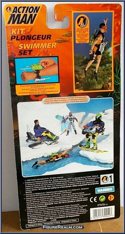 Swimmer Set - Action Man - Gear - Hasbro Action Figure