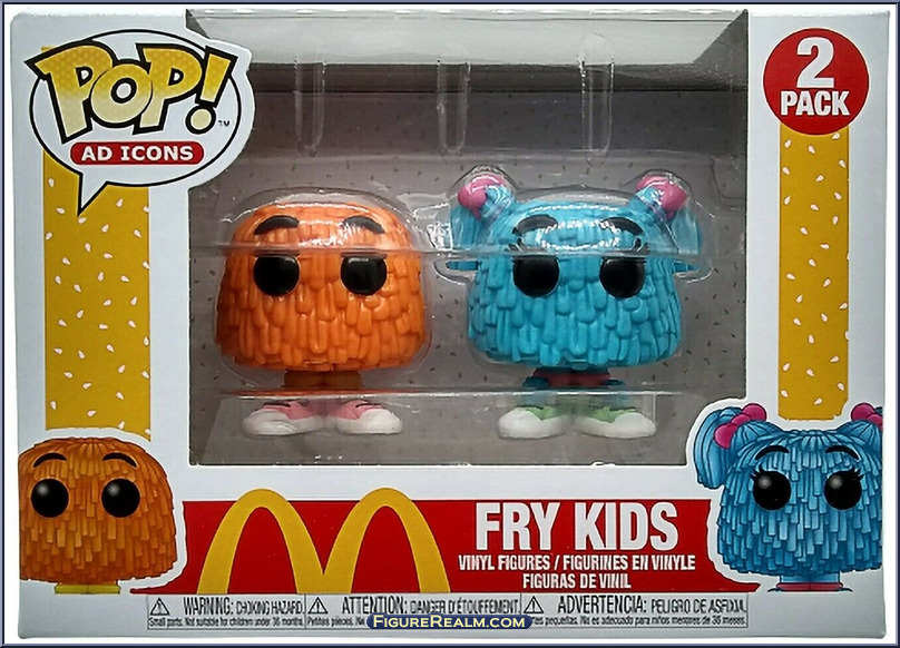 Fry Kids (Orange / Blue) - Ad Icons - Pop! Sets - Funko Action Figure