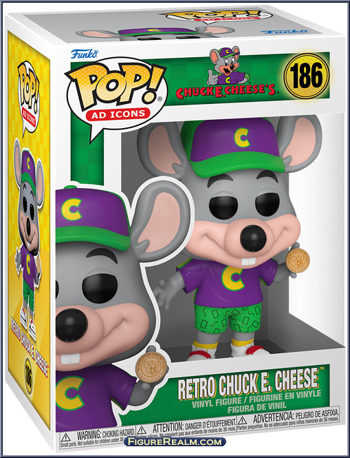 Retro Chuck E. Cheese - Ad Icons - Pop! Vinyl Figures - Funko Action Figure