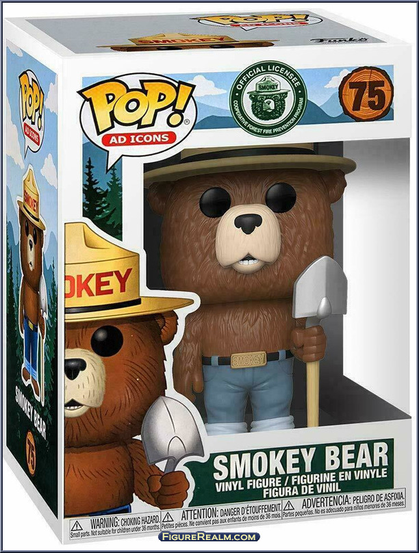 Smokey Bear (Shovel) - Ad Icons - Pop! Vinyl Figures - Funko Action Figure