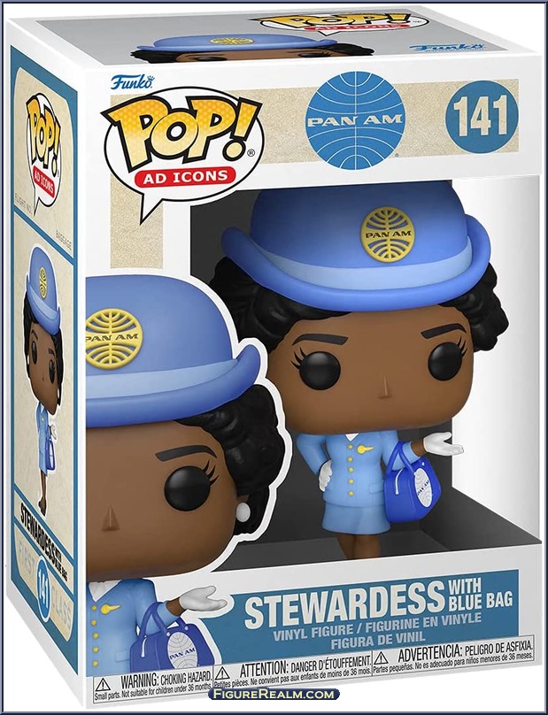 Stewardess with Blue Bag (Pan Am) - Ad Icons - Pop! Vinyl Figures ...