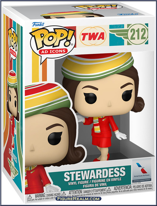 Stewardess (Red Uniform) (TWA) - Ad Icons - Pop! Vinyl Figures - Funko ...