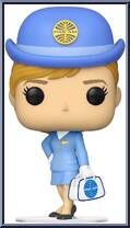 Stewardess with White Bag (Pan Am) - Ad Icons - Pop! Vinyl Figures ...