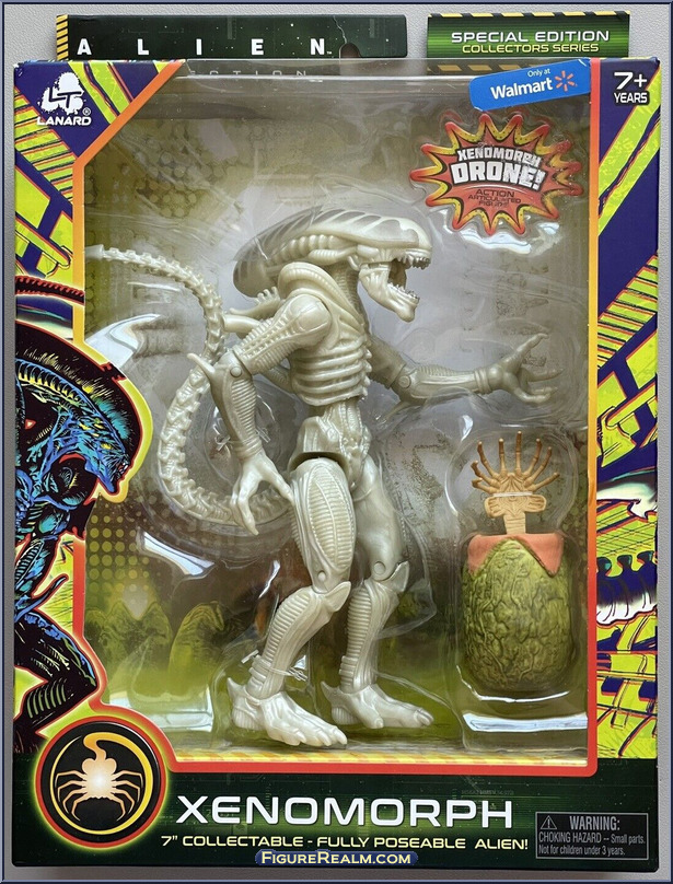 Xenomorph Drone (White) - Alien Collection - Basic Series - Lanard Toys ...