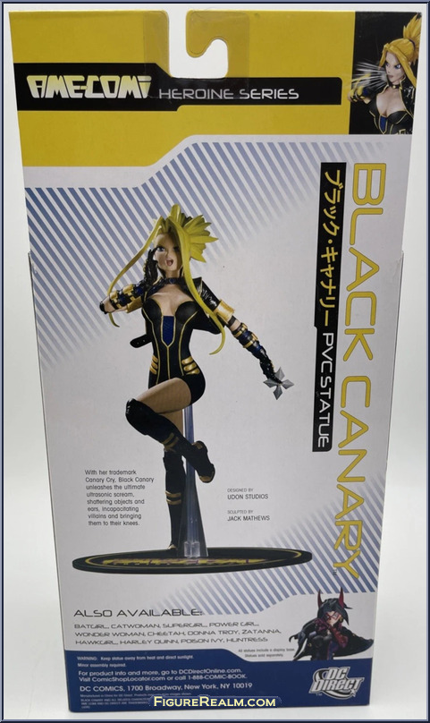 Black Canary - Ame-Comi - Heroine-Series - PVC Statues - DC Direct ...