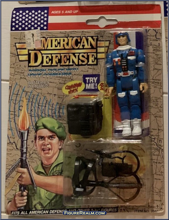 Blue Uniform - American Defense - Basic Series - Toymax Action Figure