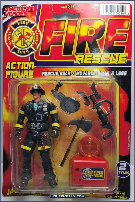 Fire Team (Black Uniform) - American Heroes - Fire Rescue - Ja-Ru ...