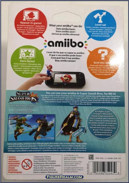 Marth - Amiibo - Super Smash Bros. - Nintendo Action Figure