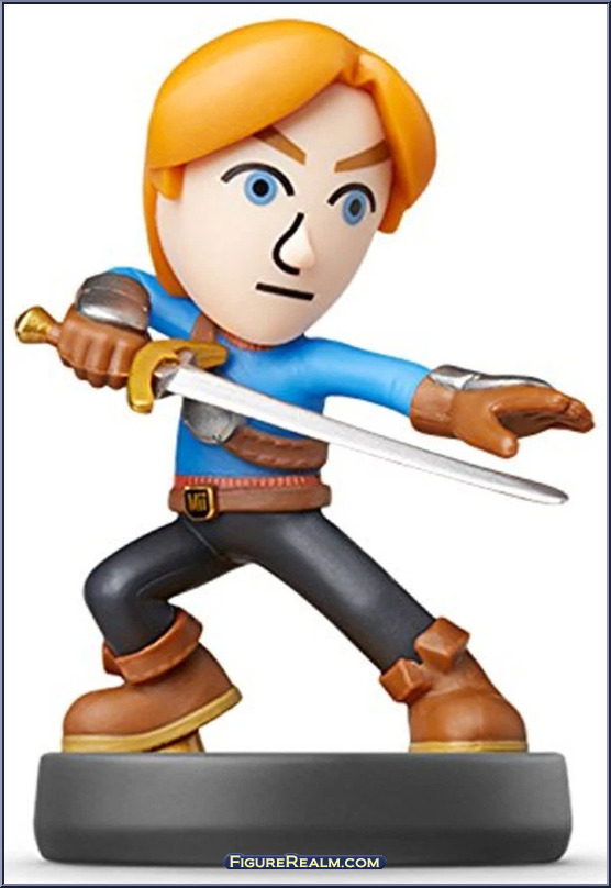Mii Swordfighter - Amiibo - Super Smash Bros. - Nintendo Action Figure