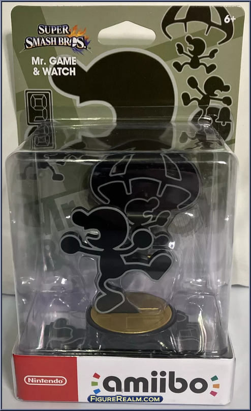 Mr. Game & Watch - Amiibo - Super Smash Bros. - Nintendo Action Figure