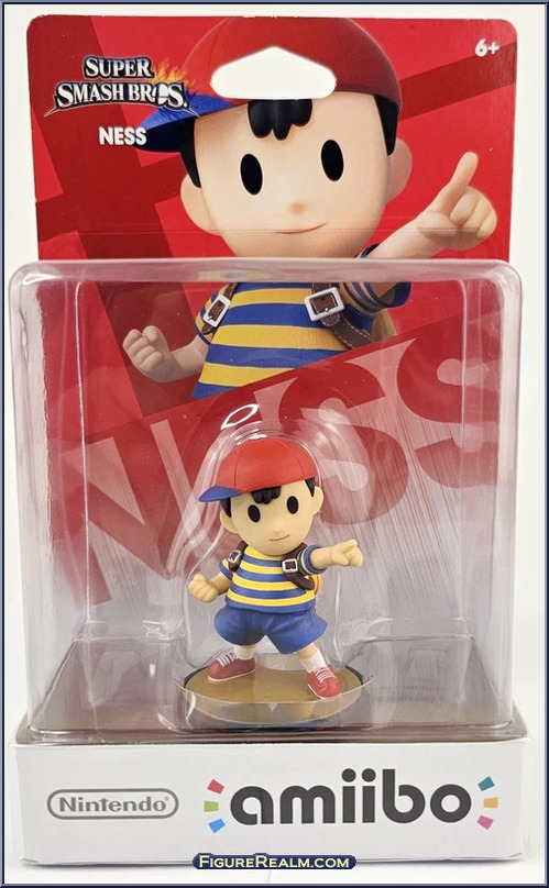 Ness - Amiibo - Super Smash Bros. - Nintendo Action Figure