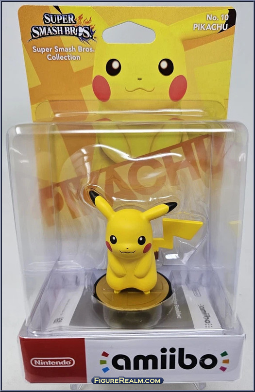 Pikachu - Amiibo - Super Smash Bros. - Nintendo Action Figure