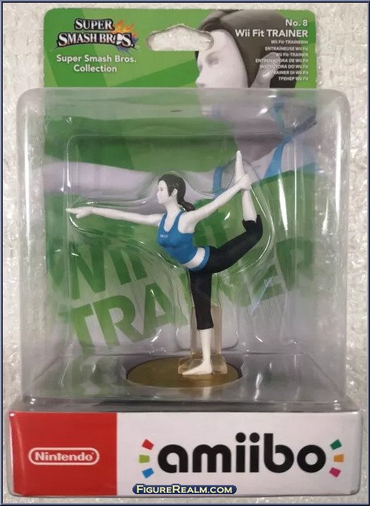 Wii Fit Trainer - Amiibo - Super Smash Bros. - Nintendo Action Figure