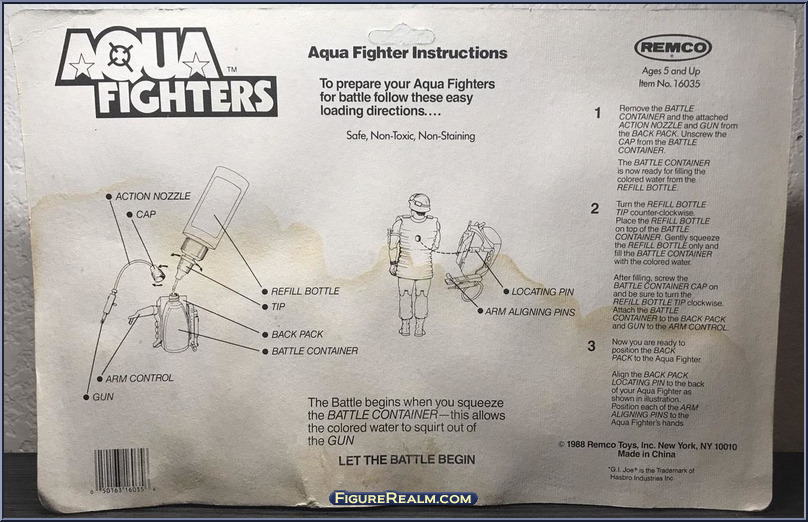 Gray Fighter / Purple Fighter - Aqua Fighters - 2-Packs - Remco Action ...