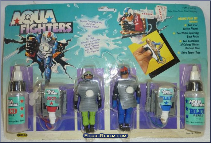 Green Fighter / Blue Fighter - Aqua Fighters - 2-Packs - Remco Action ...