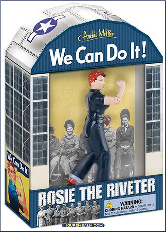 Rosie the Riveter - Archie McPhee - Basic Series - Accoutrements Action ...