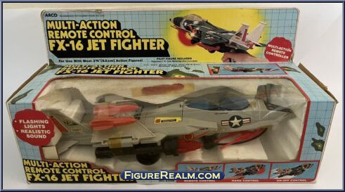 Multi-Action Remote Control FX-16 Jet Fighter (Gray / Red) - Arco ...