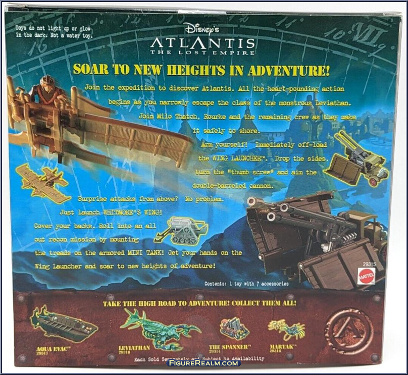 Wing Launcher - Atlantis - Lost Empire - Battle Builders - Mattel ...