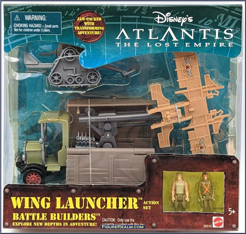 Wing Launcher - Atlantis - Lost Empire - Battle Builders - Mattel ...
