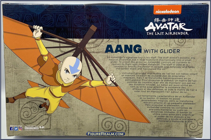 Aang with Glider - Avatar the Last Airbender - 5" Scale - McFarlane ...