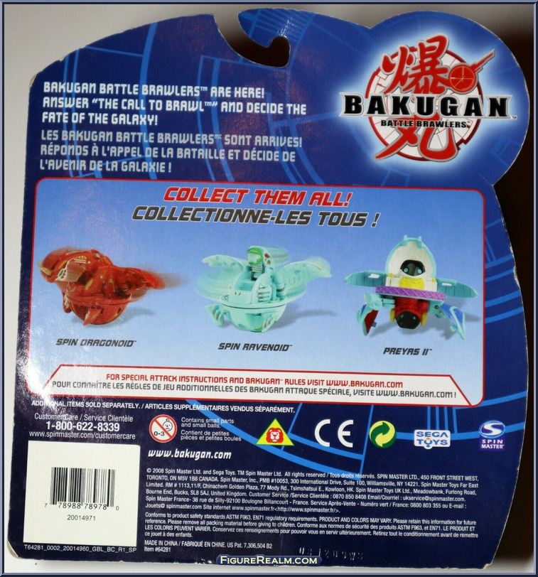 Spin Ravenoid - Bakugan - Battle Brawlers - Special Attack - Spinmaster ...