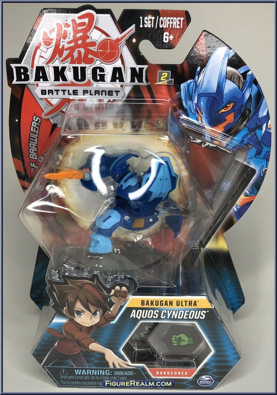 Aquos Cyndeous - Bakugan - Battle Planet - Ultra - Spinmaster Action Figure
