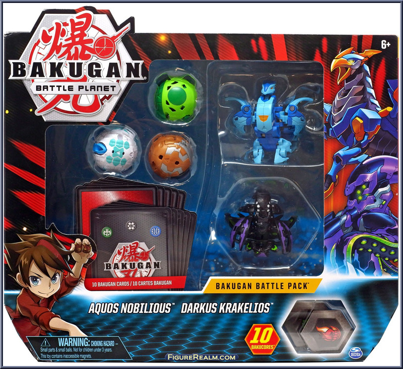 Aquos Nobilious / Darkus Krakelios - Bakugan - Battle Planet - Battle ...