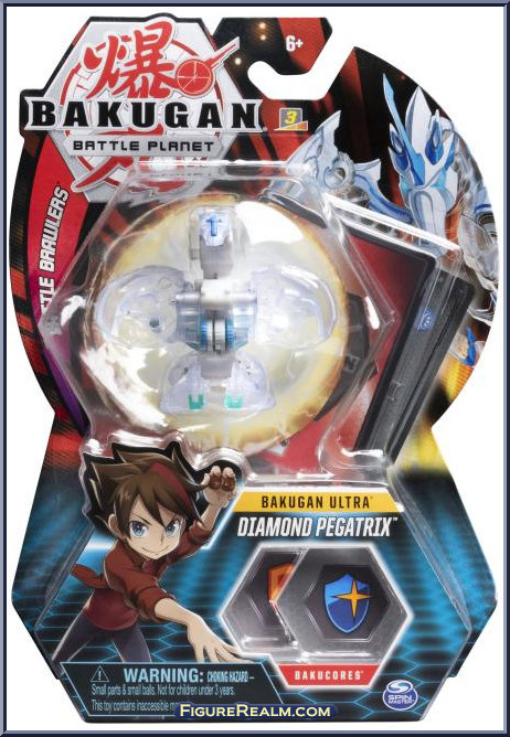 Diamond Pegatrix - Bakugan - Battle Planet - Ultra - Spinmaster Action Figure