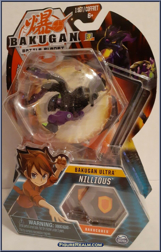 Nillious - Bakugan - Battle Planet - Ultra - Spinmaster Action Figure