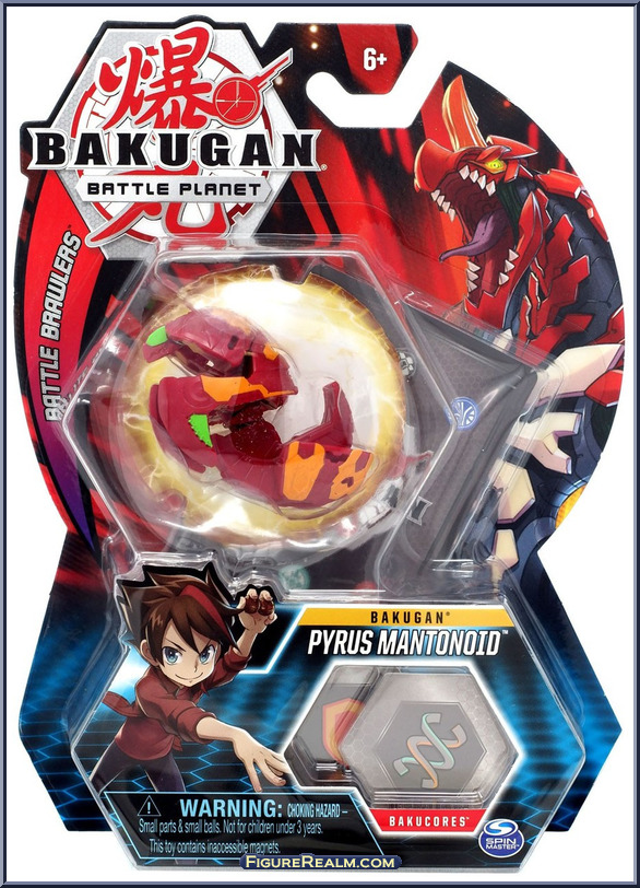 Pyrus Mantanoid - Bakugan - Battle Planet - Core - Spinmaster Action Figure