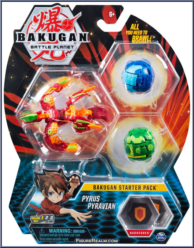 Pyrus Pyravian - Bakugan - Battle Planet - Starter Pack - Spinmaster ...