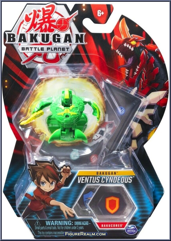 Ventus Cyndeous - Bakugan - Battle Planet - Core - Spinmaster Action Figure