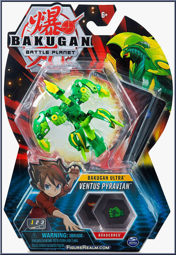 Ventus Pyravian - Bakugan - Battle Planet - Ultra - Spinmaster Action ...
