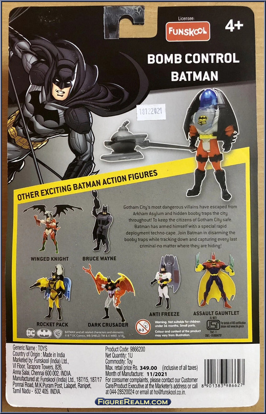 Bomb Control Batman - Batman - Basic Series - Funskool Action Figure