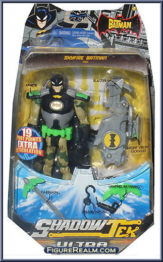 Batman (Skyfire) - Batman - Shadow-Tek - Ultra Figures - Mattel Action ...