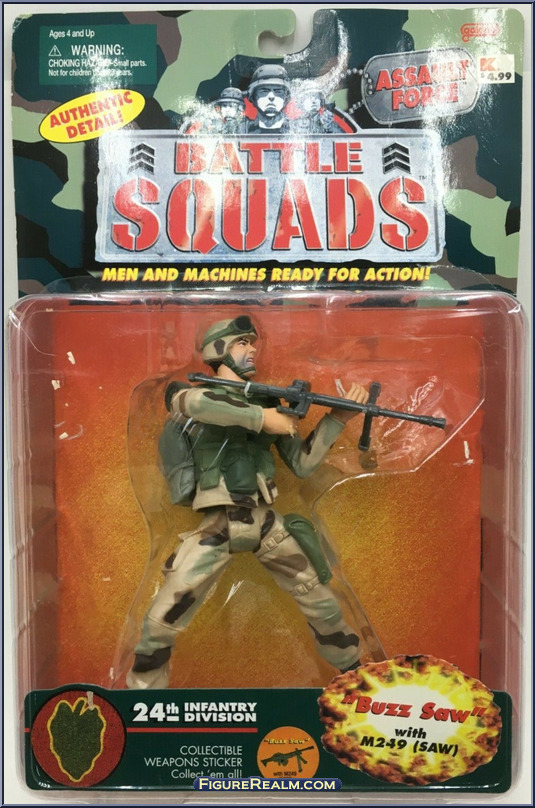 Buzz Saw - Battle Squads - Basic Series - Galoob Action Figure