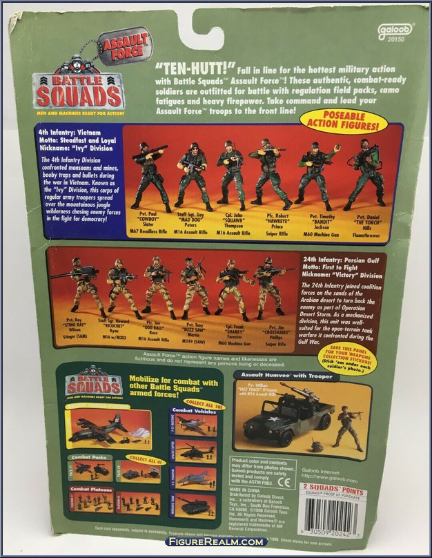 Sting Ray - Battle Squads - Basic Series - Galoob Action Figure