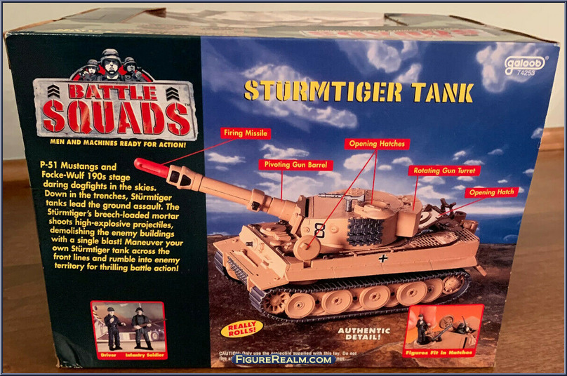 Sturmtiger Tank - Battle Squads - Vehicles - Galoob Action Figure