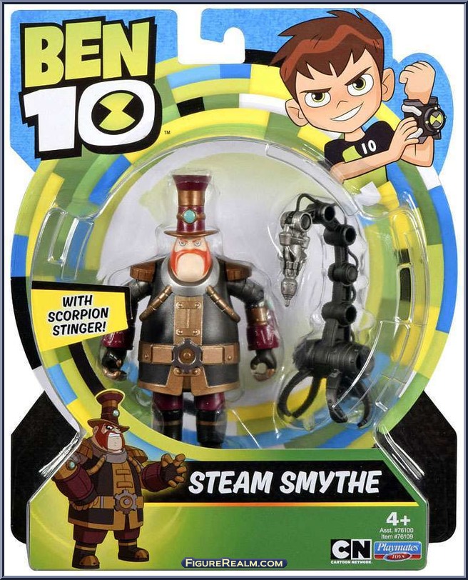 Steam Smythe - Ben 10 - Basic Series - Playmates Action Figure