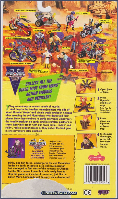 Lawrence Limburger - Biker Mice From Mars - Basic Series - Galoob ...