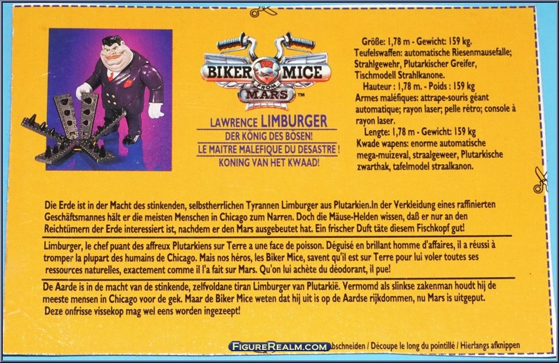 Lawrence Limburger - Biker Mice From Mars - Basic Series - Galoob ...