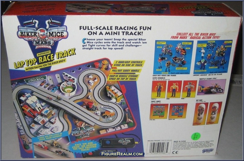Motorized Lap Top Race Track - Biker Mice From Mars - Games - Galoob ...