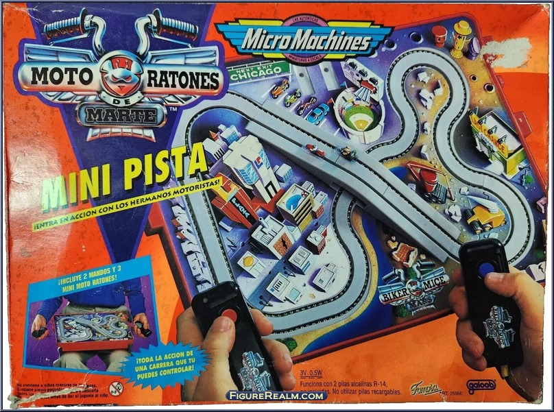 Motorized Lap Top Race Track - Biker Mice From Mars - Games - Galoob ...
