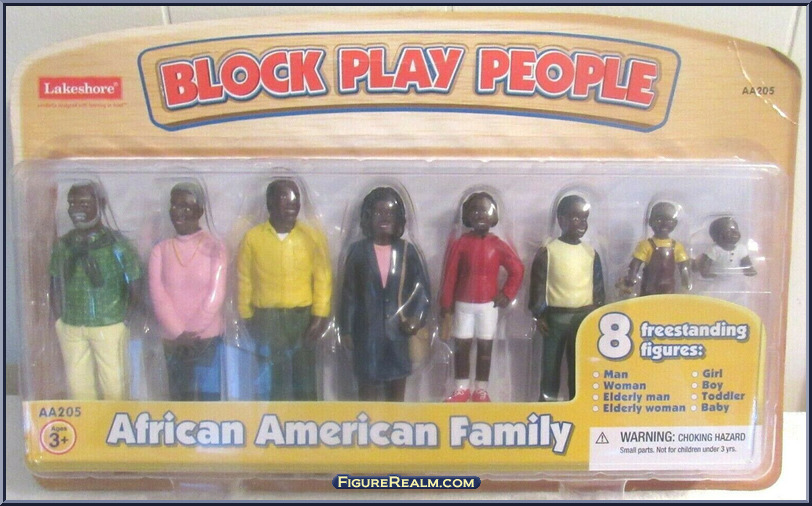 African American Family - Block Play People - Basic Series - Lakeshore ...